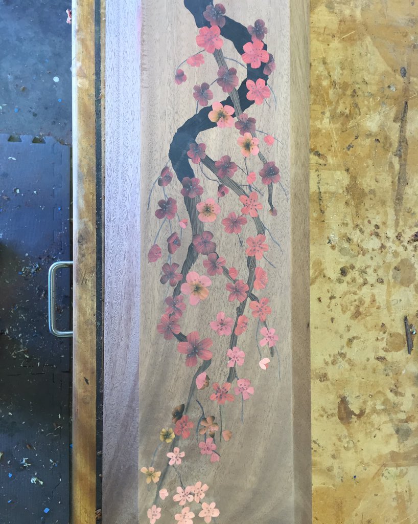 Chinese Cherry Blossom Inlay – Woodworking Projects, Videos, Tips, and More